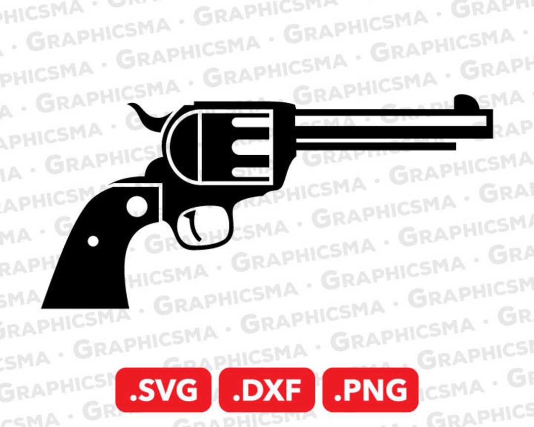 Gun SVG File, Gun DXF, Gun Png, Gun Svg, Pistol Svg, Shooting Gun Svg ...