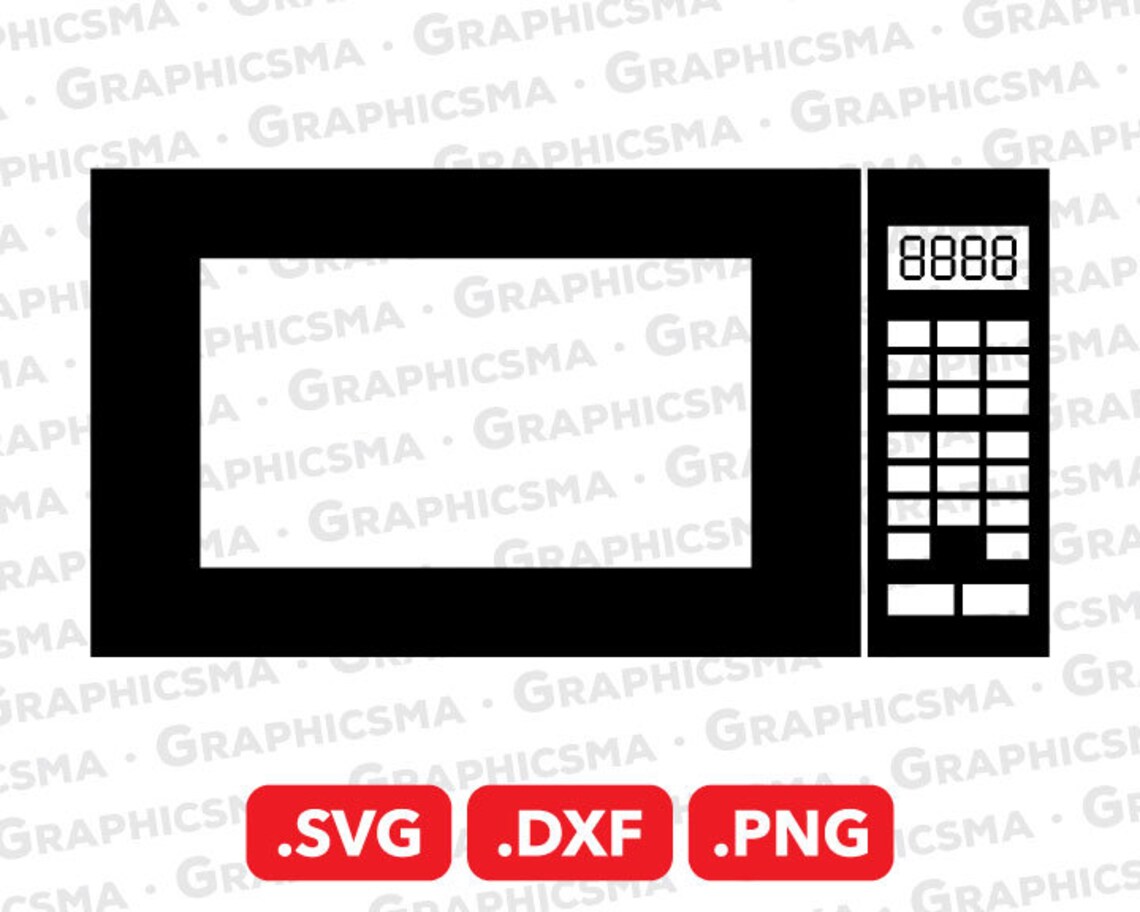 Microwave SVG File Microwave DXF Microwave Png Kitchen Svg | Etsy