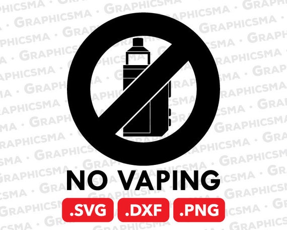 No Vaping SVG File No Vaping DXF No Vaping Png Vape Svg | Etsy