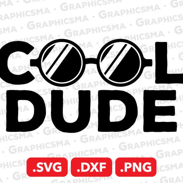 Cool Dude Svg - Etsy