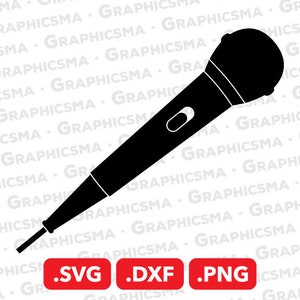 Microphone SVG File, Microphone DXF, Microphone Png, Singing Svg ...