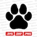 Paw SVG File, Dog Paw DXF, Paw Png, Dog Paw Svg, Panther Paw Svg ...