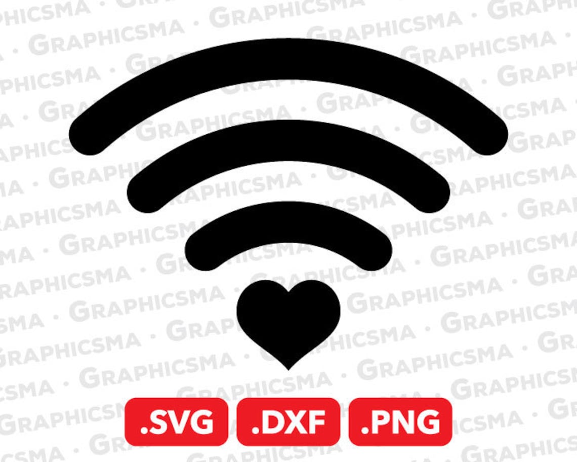 Wifi SVG File Wifi DXF Wifi Png Wifi Icon Svg Wifi Sign - Etsy