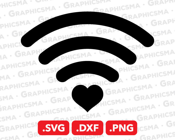 Wifi SVG File Wifi DXF Wifi Png Wifi Icon Svg Wifi Sign | Etsy