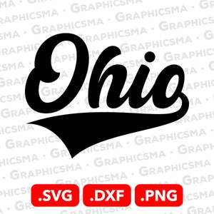 Baseball Style Name SVG File, Ohio SVG File, Cricut Svg Baseball Styles ...