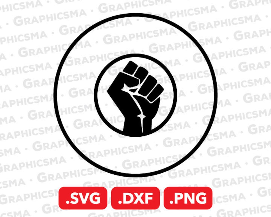 Fight Fist SVG File, Fight Fist DXF, Fight Fist Png, Fist People's ...