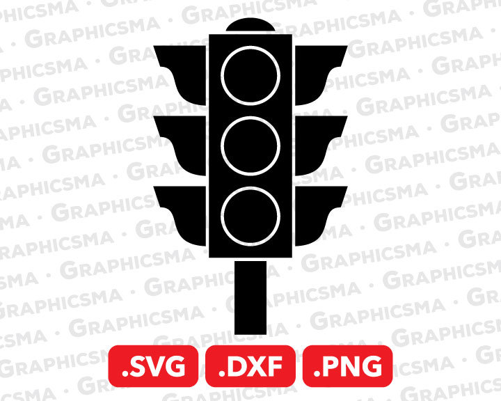 Archivo SVG de semáforo DXF de semáforo rojo amarillo verde | Etsy