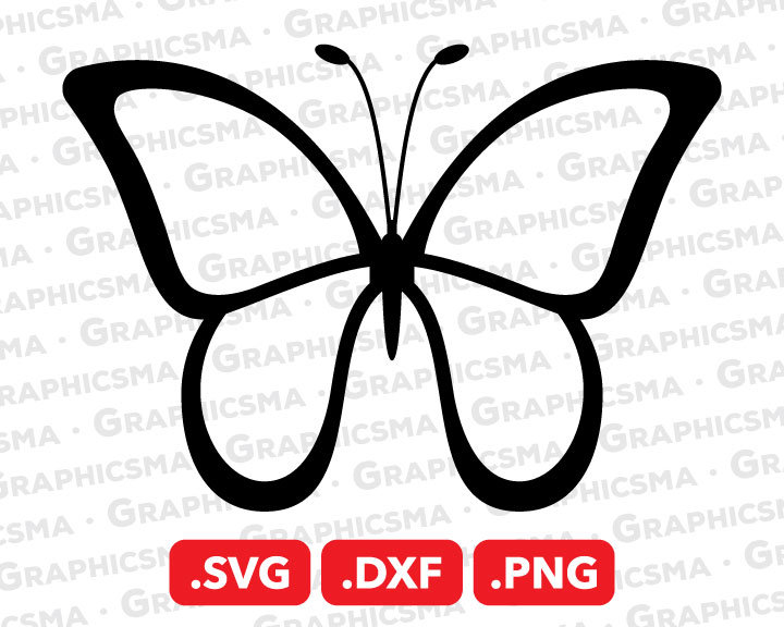 Butterfly SVG File Butterfly DXF Butterfly Png Icon - Etsy