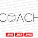 Coach Baseball SVG File, Coach Baseball DXF, Coach Baseball Png ...