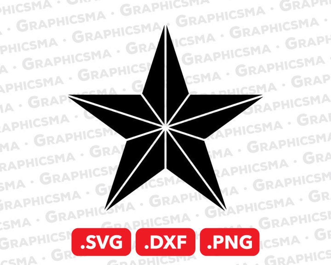 Star SVG File Star DXF Star Png Star Svg Files Rising Star | Etsy