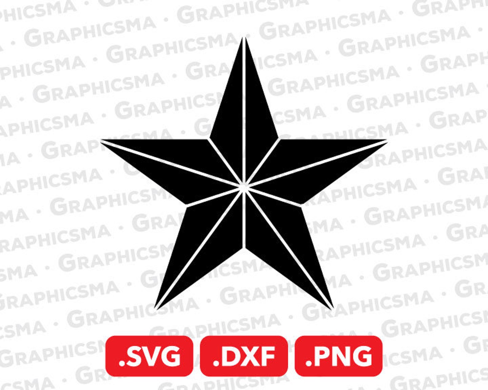 Stern SVG-Datei, Stern DXF, Stern Png, Stern Svg Dateien, aufsteigende ...