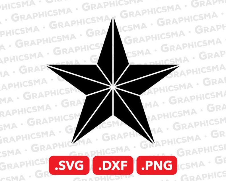 Star SVG File Star DXF Star Png Star Svg Files Rising Star | Etsy