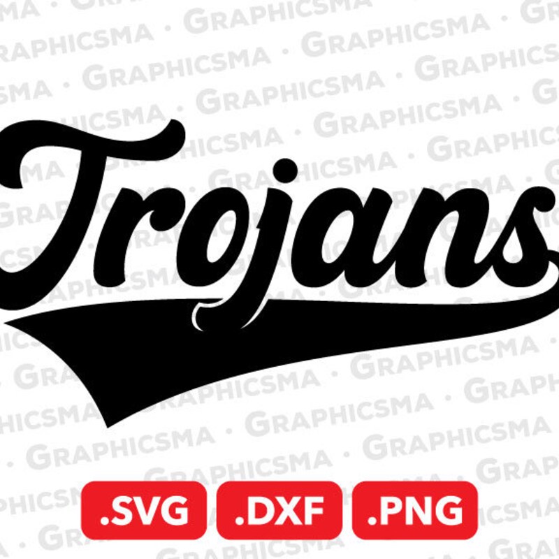 Trojans Logo - Etsy