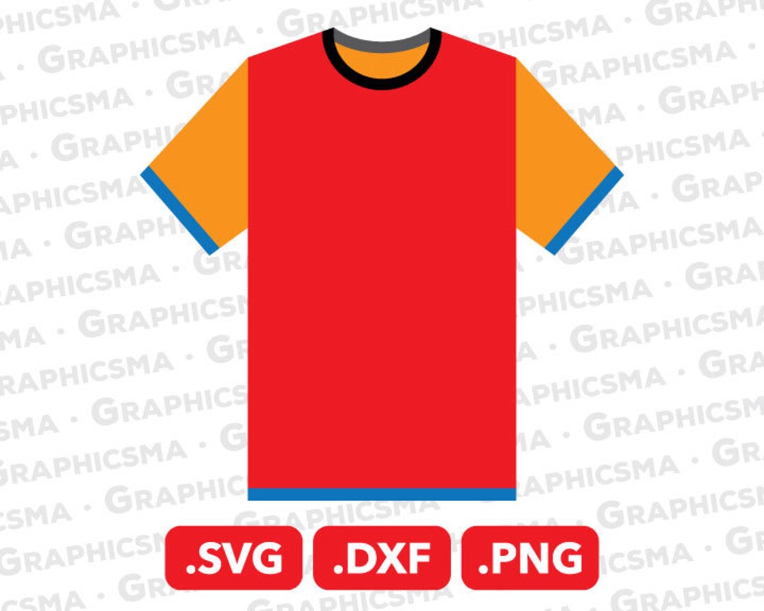 Tshirt SVG File, Tshirt DXF, Tshirt Png, Plain Tshirt Svg, Plain T ...