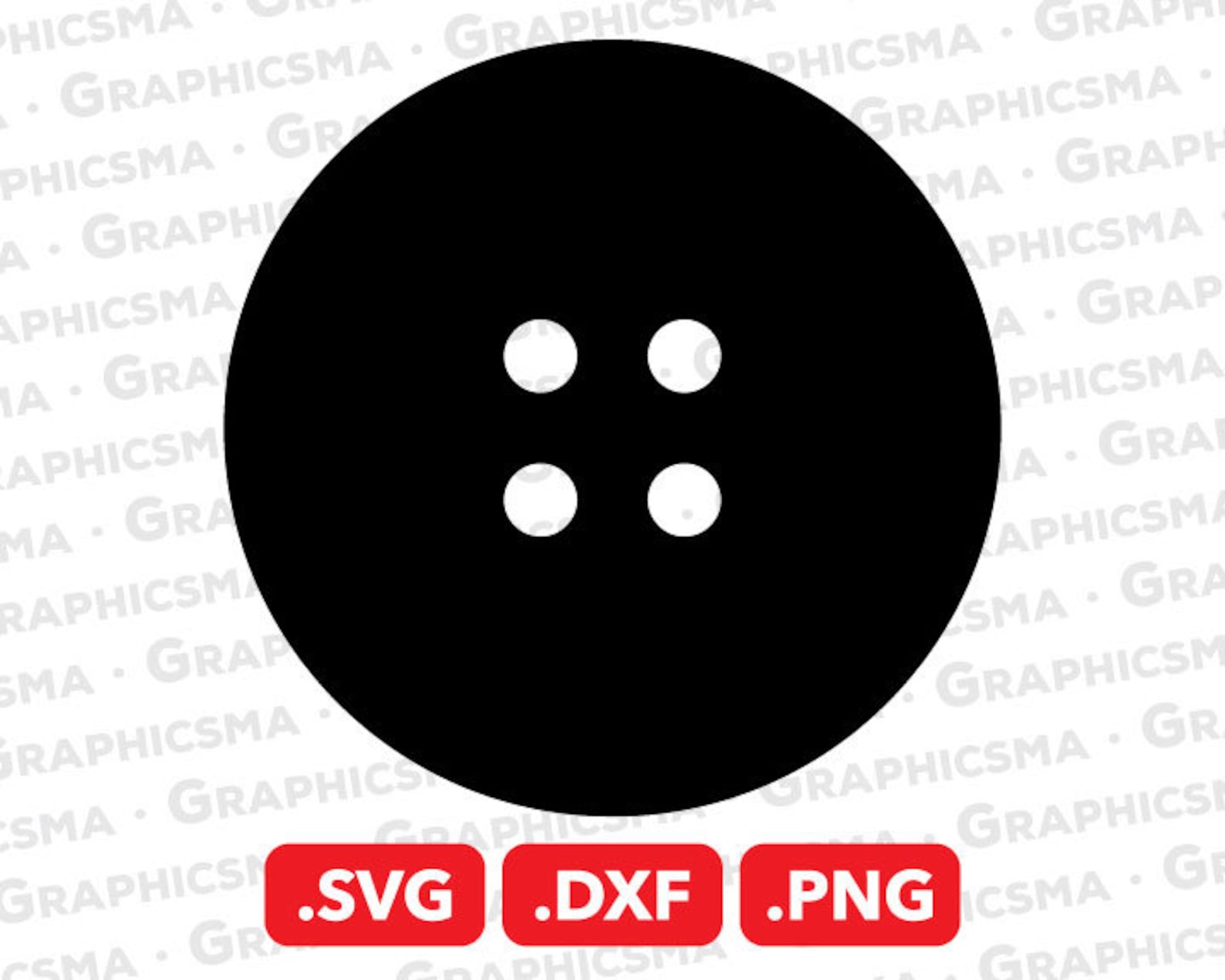 Button SVG File Cloth Button DXF Clothes Buttons Button - Etsy