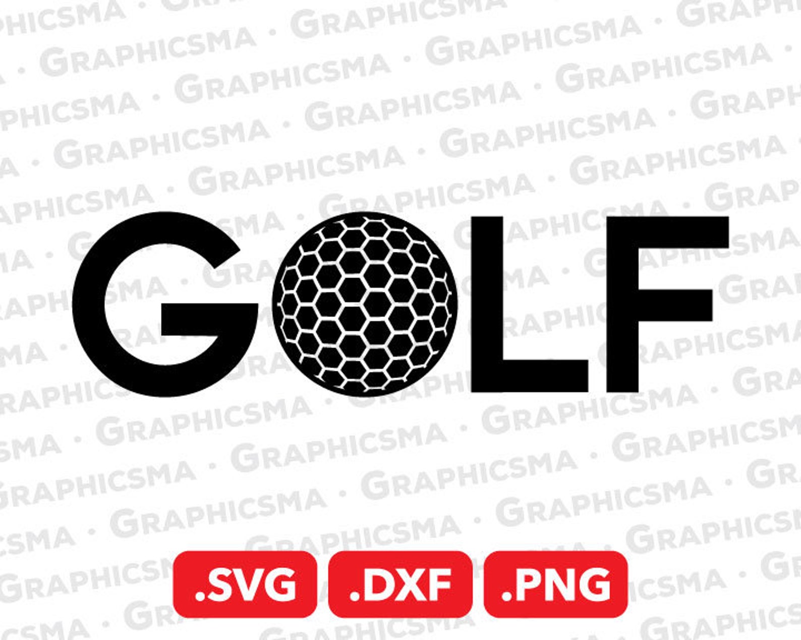 Golf SVG File Golf DXF Golf Png Golf Ball Svg Golf Buggy - Etsy Denmark