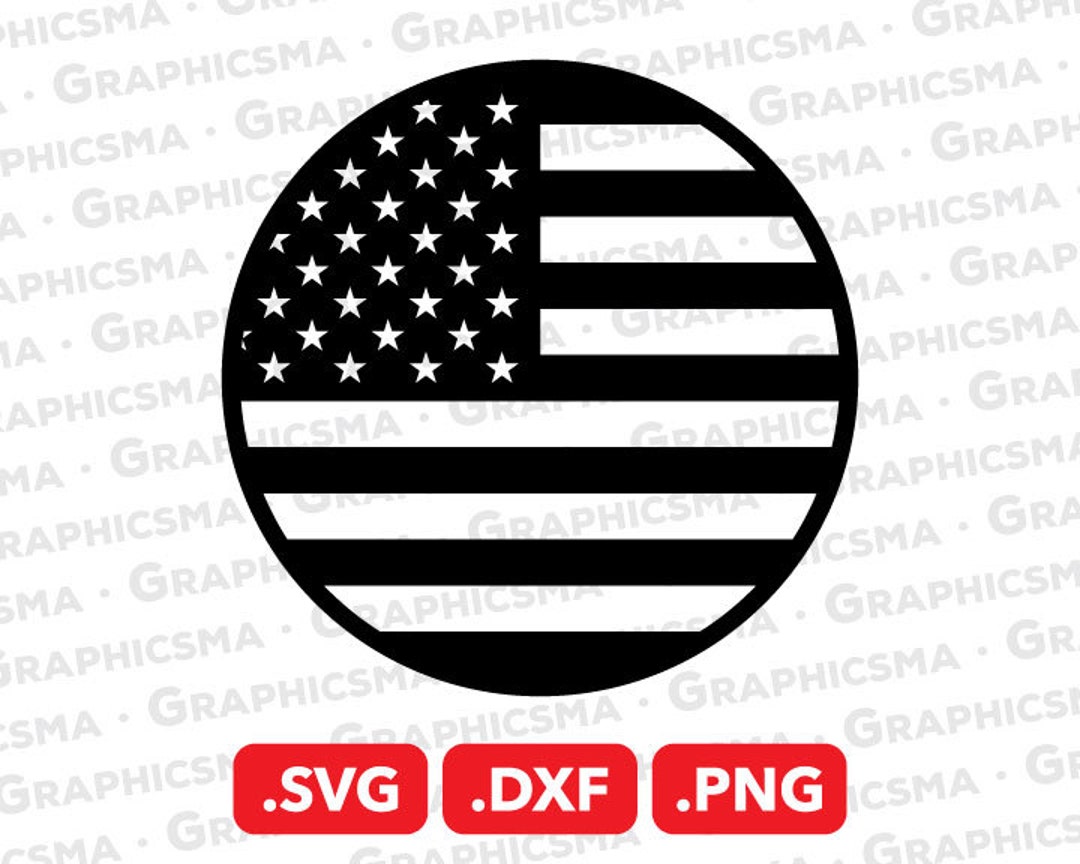 America Map Flag SVG File, American Flag Map DXF, America Png, United ...