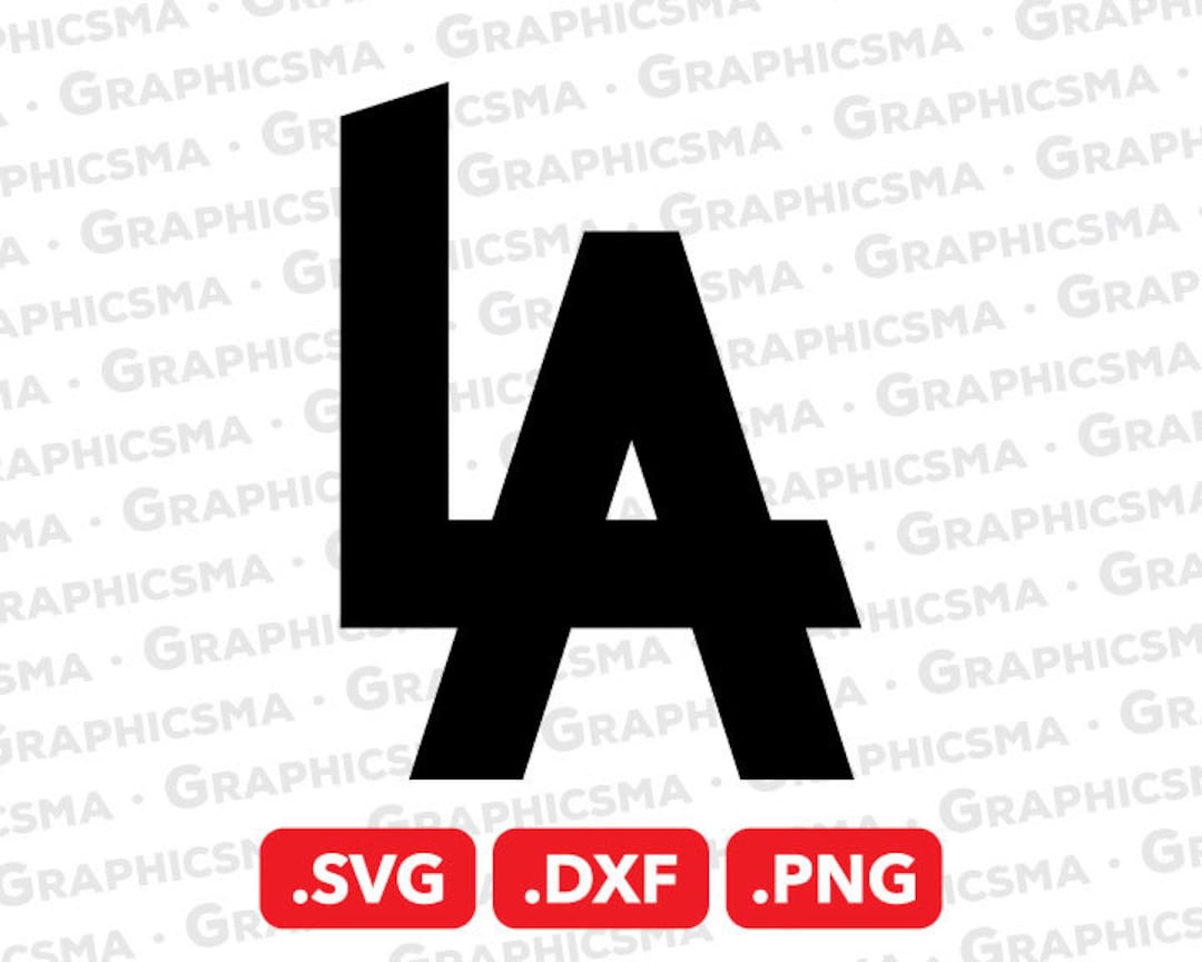 Los Angeles SVG File, Los Angeles DXF, Los Angeles Png, Icon La Los ...