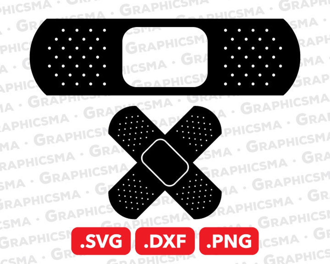 Plaster SVG File, Plaster DXF, Plaster Png, First Aid Svg, First Aid ...