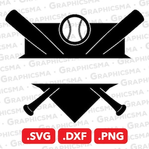 Baseball Custom Name SVG File, Baseball Custom Name Logo DXF, Baseball ...