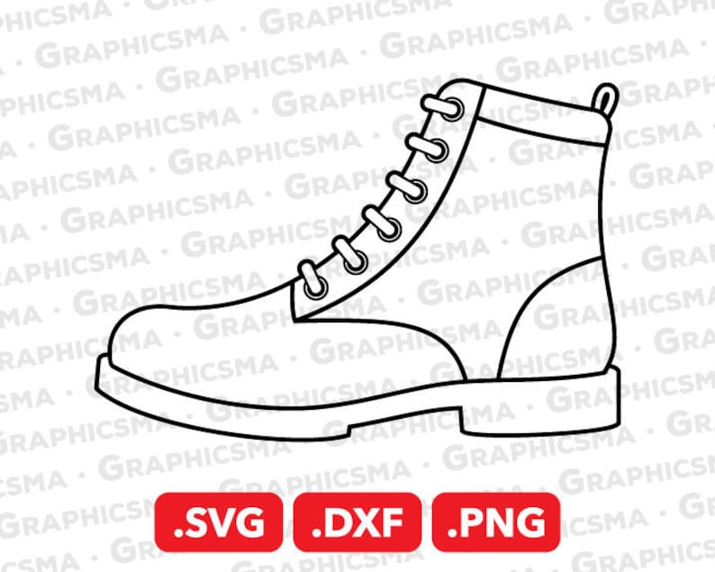 Boot SVG File Boot DXF Shoes Boot Png Army Boot Svg - Etsy