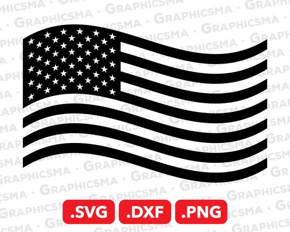 America Flag SVG File American Flag DXF America Png Usa - Etsy