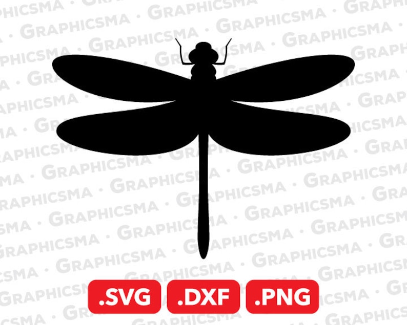 Dragonfly SVG File Dragonfly DXF Dragonfly Png Insect Svg - Etsy