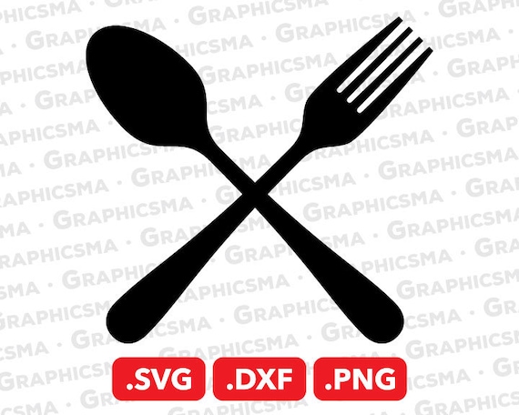 Spoon Fork SVG File Spoon Fork DXF Spoon Fork Png Spoon | Etsy