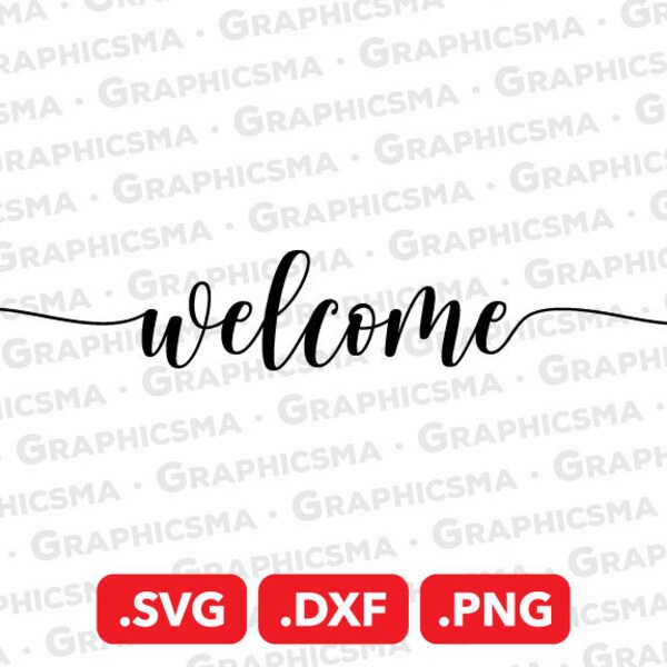 Svg Welcome Monogram - Etsy