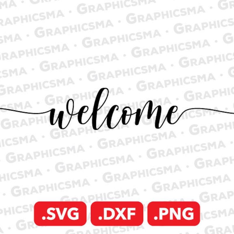 Welcome Svg File - Etsy