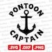 Pontoon Captain SVG File Pontoon Captain DXF Pontoon Captain | Etsy