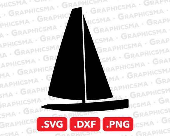 Sailboat SVG File Sailboat DXF Sailboat Png Sail Boat Svg - Etsy