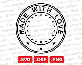 Made With Love Svg, Png Nursery File - Etsy