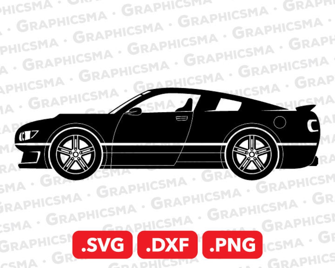 Sport Car SVG File, Sport Car DXF, Sport Car Png, Sport Car Svg, Sport ...