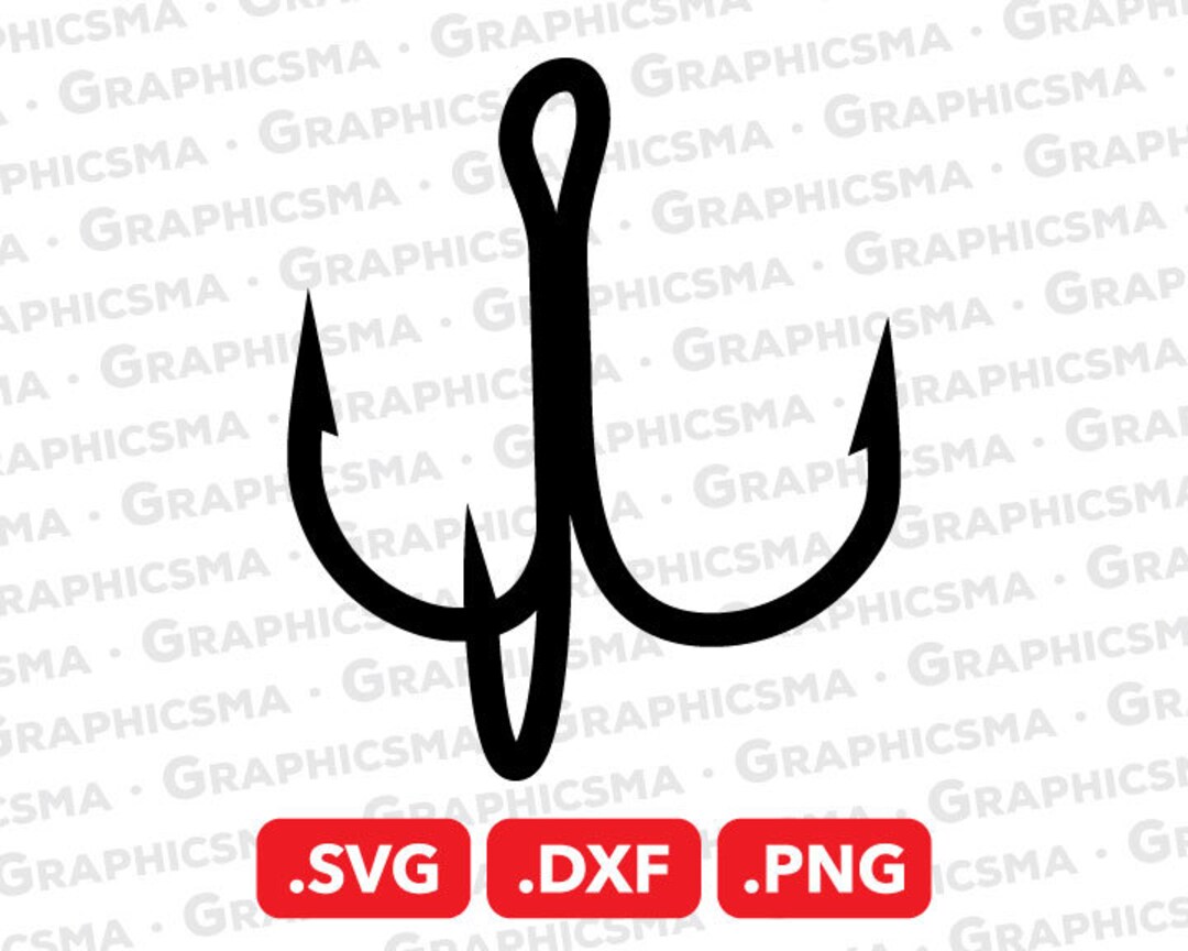 Fishing Hook SVG File, Fishing Hook DXF, Fishing Hook Png, Fishing Svg ...