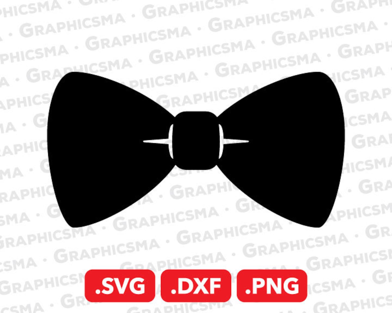 Bow SVG File Bow Tie DXF Ribbon Png Tuxedo Bow Svg Bow Red - Etsy