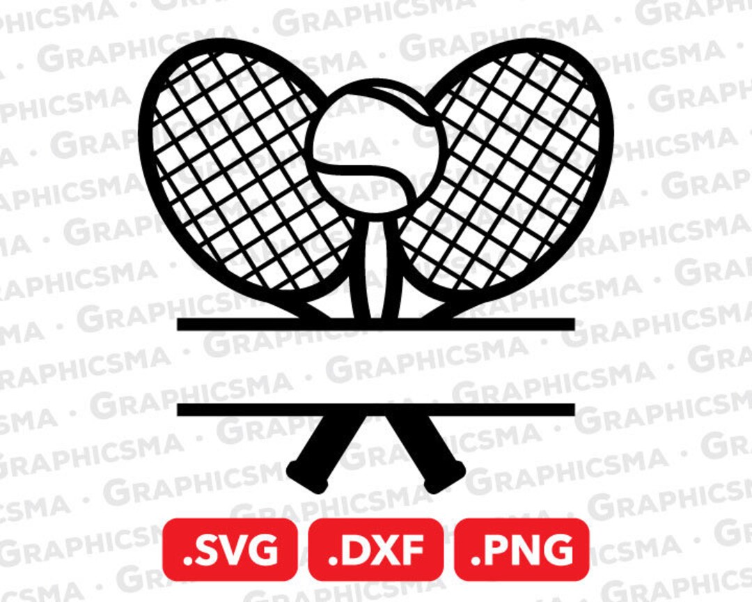 Tennis SVG File, Tennis DXF, Tennis Png, Tennis Custom Name Svg, Tennis ...