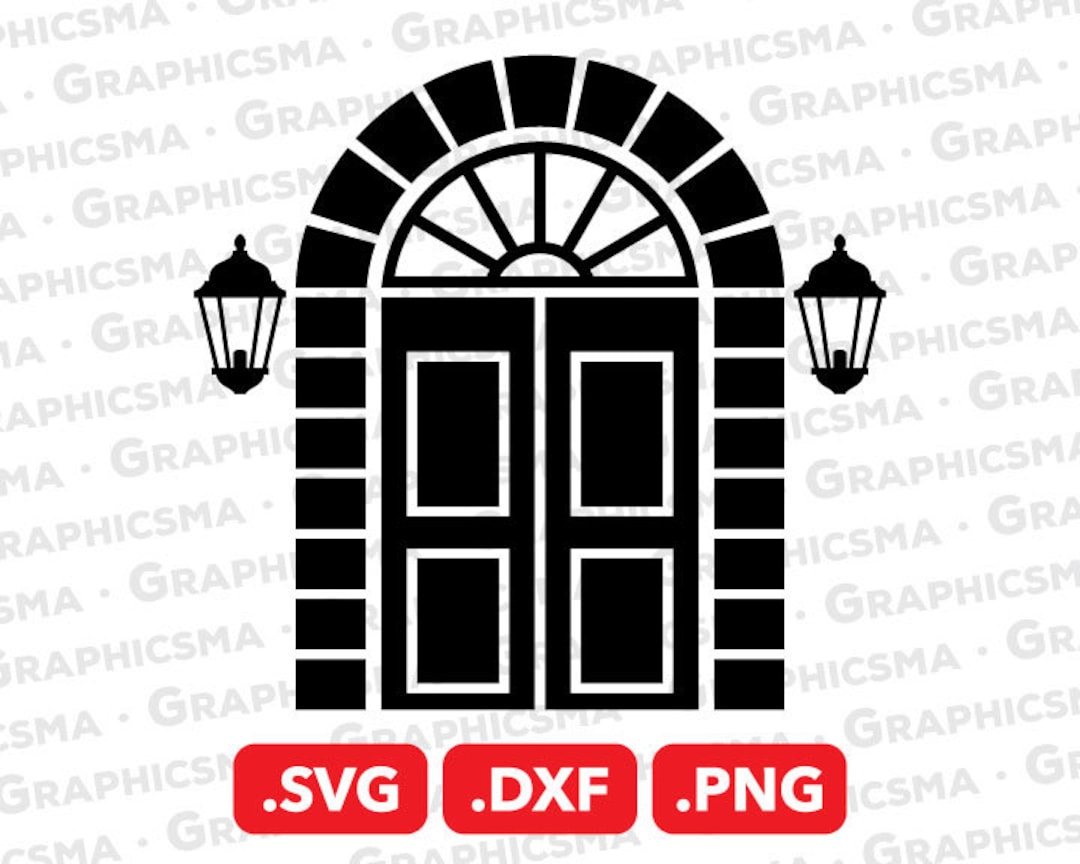 Vintage Door SVG File, Vintage Door DXF, Vintage Door Png, Main Vintage ...