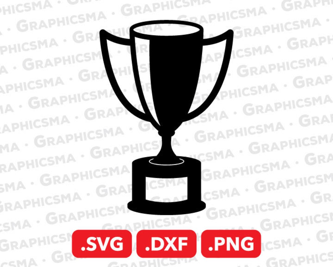 Trophy SVG File, Trophy DXF, Trophy Png, Champion Trophy Svg, Golf ...