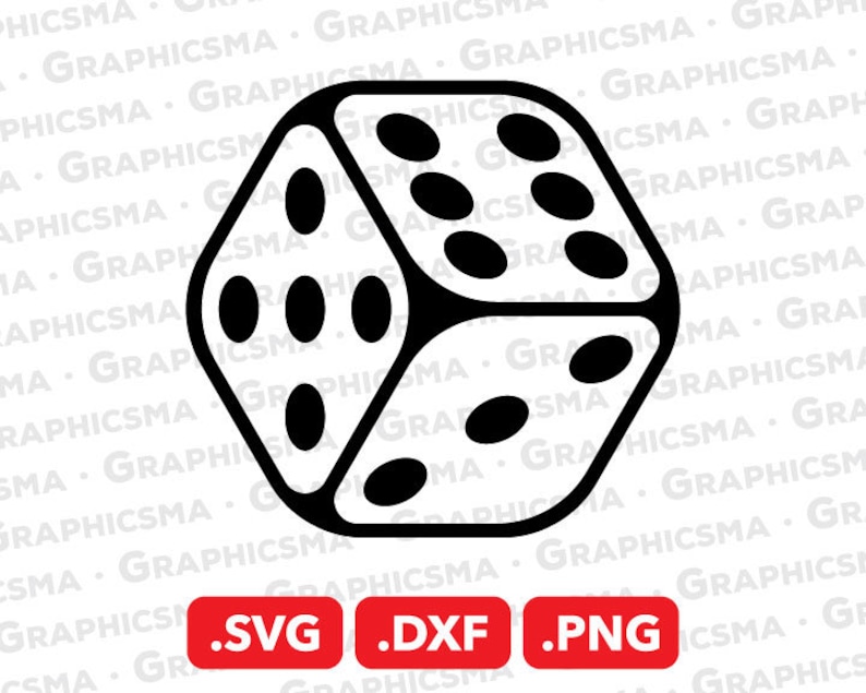 Dice SVG File Dice DXF Dice Png Dice Svg Dice Svg Files - Etsy