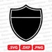 Shield SVG File, Shield DXF, Shield Png, Custom Empty Shield Svg Cut ...