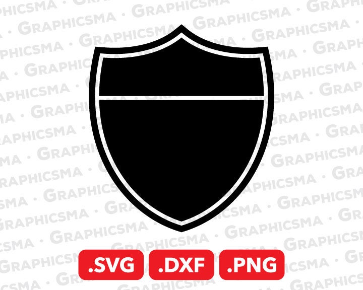 Escudo SVG Archivo Escudo DXF Escudo png Escudo vacío - Etsy México