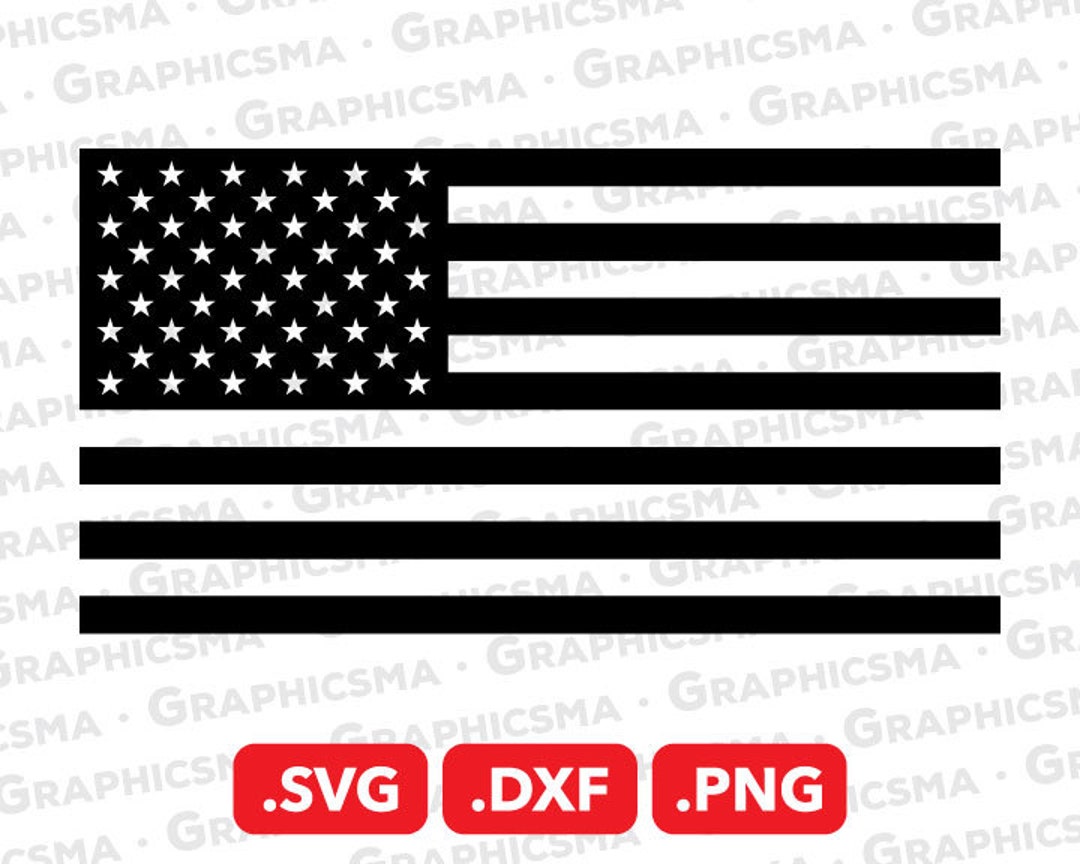 America Flag SVG File, American Flag DXF, America Png, Usa Flag Svg ...