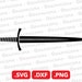 Sword SVG File, Sword DXF, Sword Png, Fighting Sword Svg, Knight Sword ...