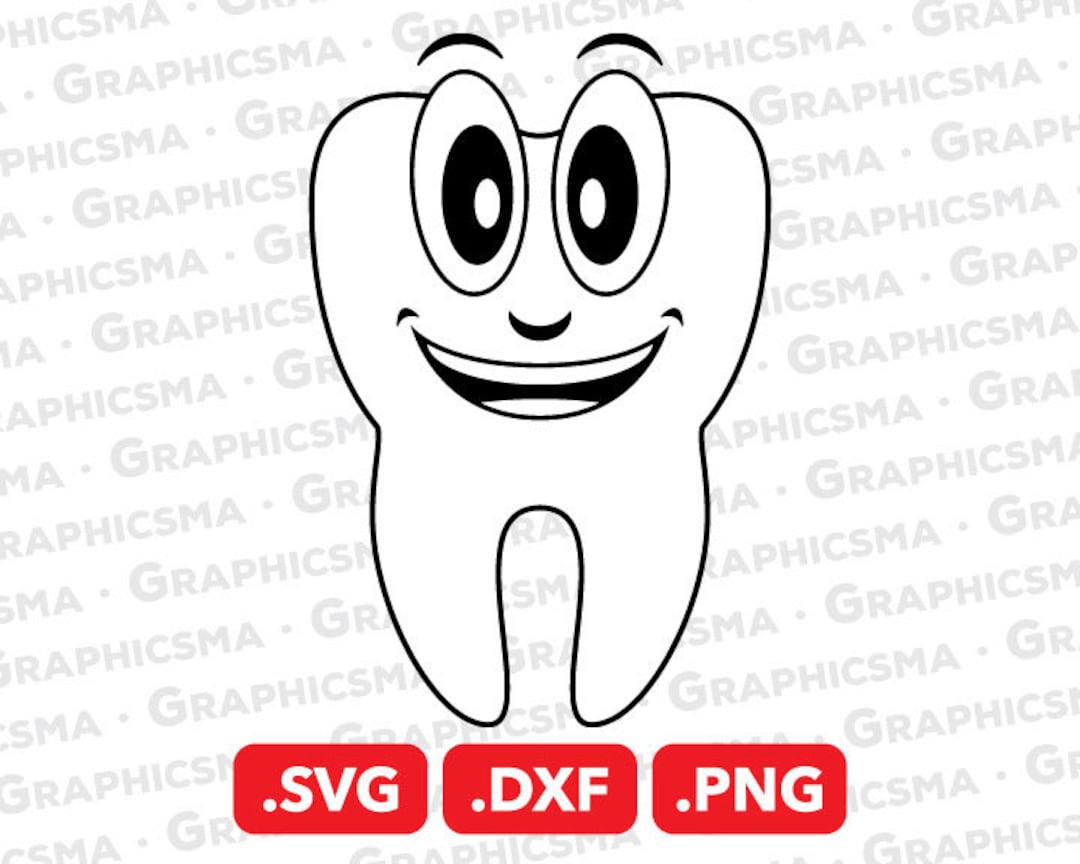 Tooth SVG File, Tooth DXF, Tooth Png, Tooth Fairy Svg, Teeth Svg Tooth ...
