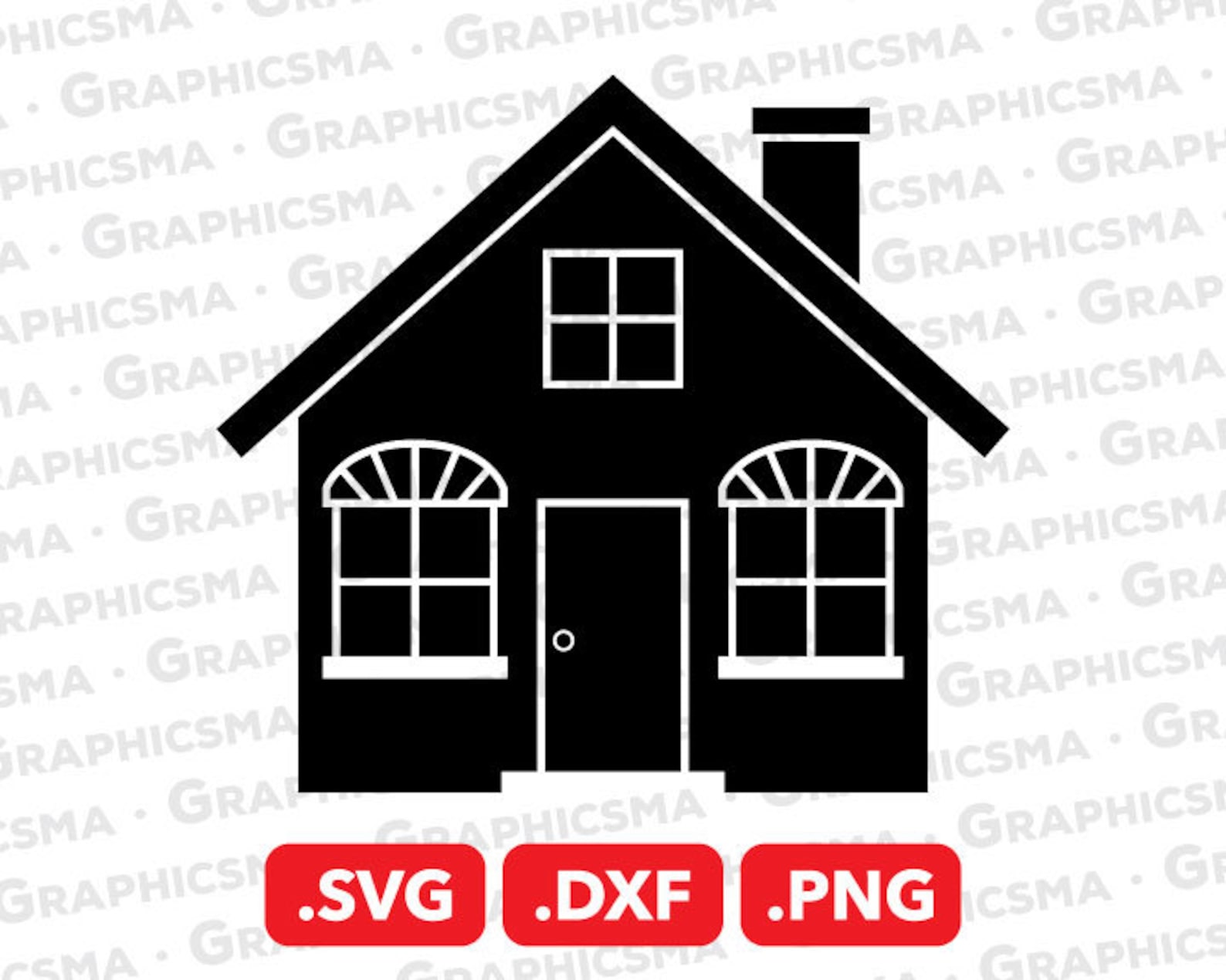 House SVG File, House DXF, House Png, Home Svg, House Map Svg, Small ...