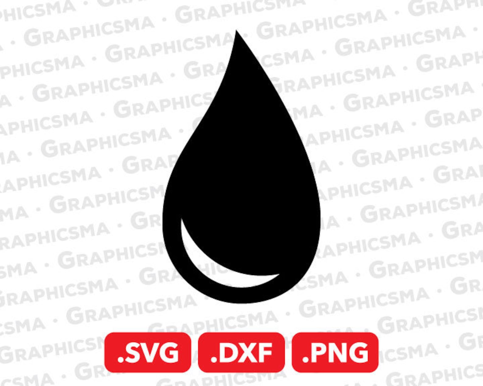 Water Drop SVG File, Water Drop DXF, Water Drop Png, Water Drop Svg ...