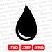 Water Drop SVG File, Water Drop DXF, Water Drop Png, Water Drop Svg ...