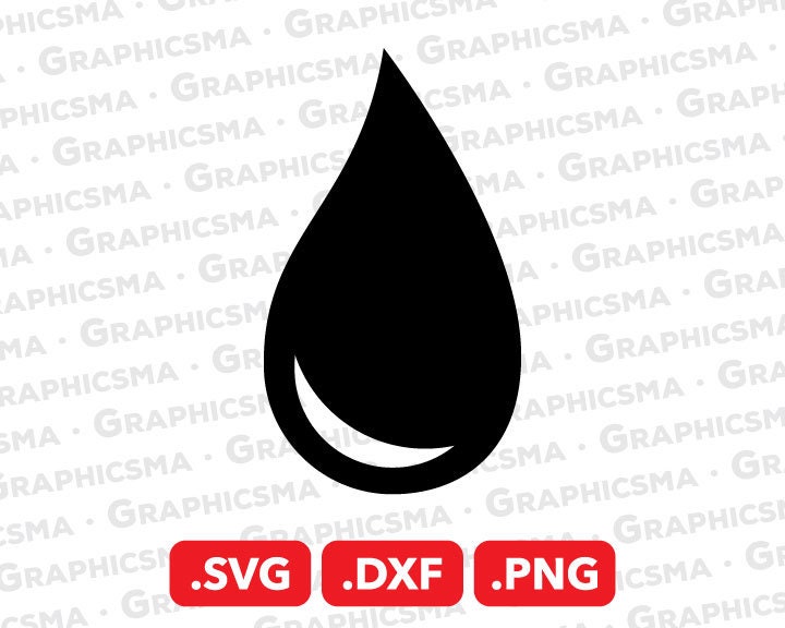 Water Drop SVG File, Water Drop DXF, Water Drop Png, Water Drop Svg ...