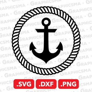 Anchor Monogram SVG, Anchor Monogram Svg File, Anchor Monogram DXF ...